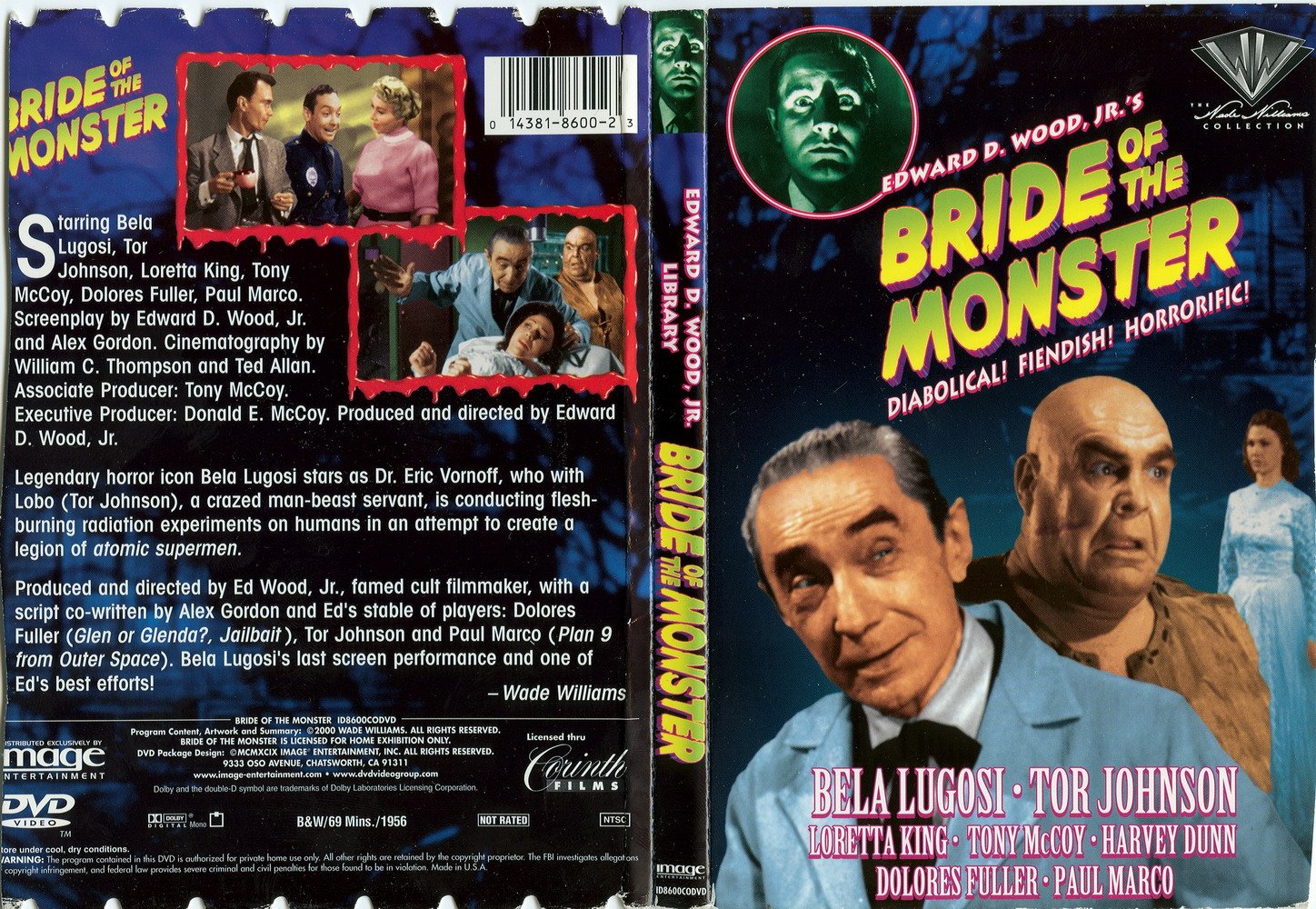 SPACE MONSTER: BRIDE OF THE MONSTER aka A NOIVA DO MONSTRO – 1955 ...